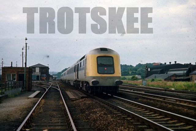 35MM SLIDE BR British Railways Diesel Prototype HST 252001 Chesterfield ...