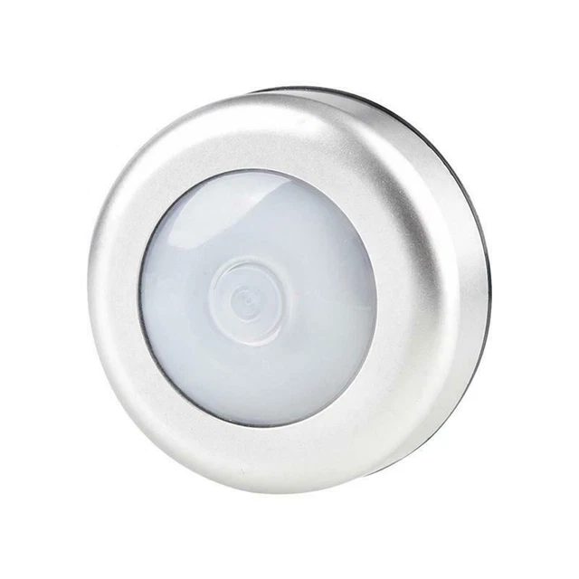 WIRELESS CLOSET UNDER Cabinet Puck Light 6 LED Warm White Light Lamp ...