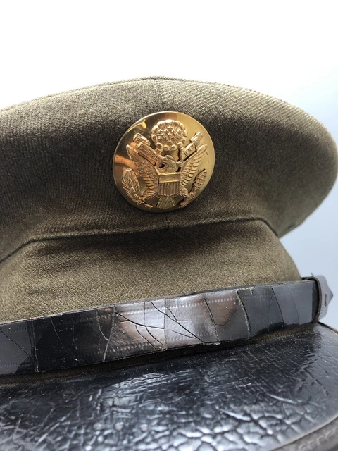 ORIGINAL WW2 US Army Enlisted Ranks Service Cap Named With Service ...