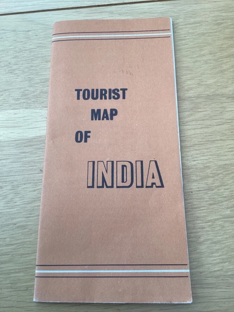 1965 TOURIST MAP of India, excellent condition. £12.00 - PicClick UK