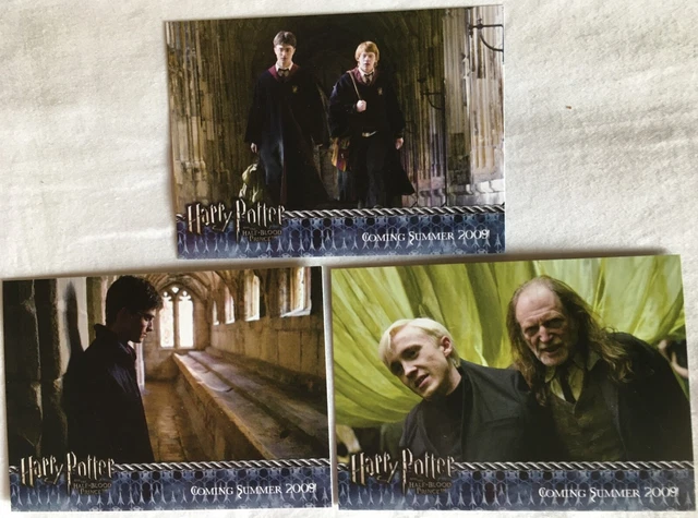HARRY POTTER PROMO Set 01 02 03 Half-Blood Prince, HBP 2009 New Trading ...