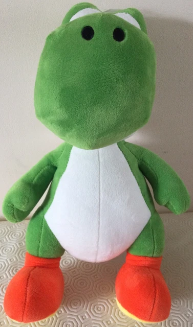 NINTENDO SUPER MARI9 BROS YOSHI 12” Soft Plush Toy Teddy BNWOTS FREE P ...