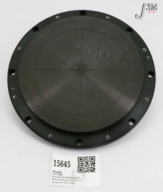 15645 LAM RESEARCH Eletrode 8 Inch Ldr Cap 715-21274-008 EUR 796,31 ...