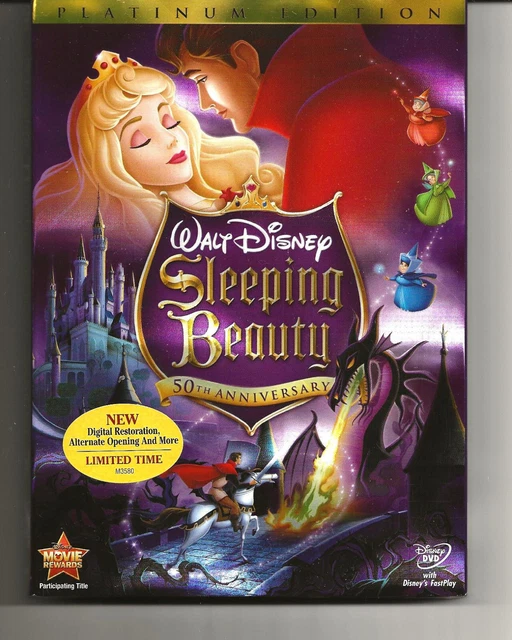Disney Dvds Sleeping Beauty Platinum 50th Anniversary Tinker Bell