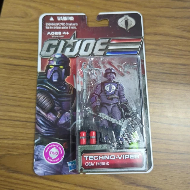 FIGURINE RARE GI Joe Techno Viper Cobra Engineer MOSC 30e anniversaire ...