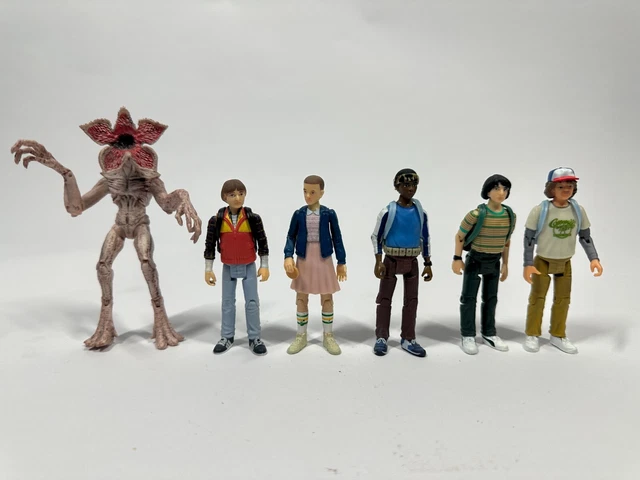 NETFLIX STRANGER THINGS Funko ReAction Figures x 6 Bundle eleven Lucas ...