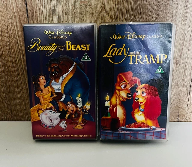 DISNEY CLASSICS BEAUTY & The Beast and Lady & The Tramp VHS Tapes £4.79 ...