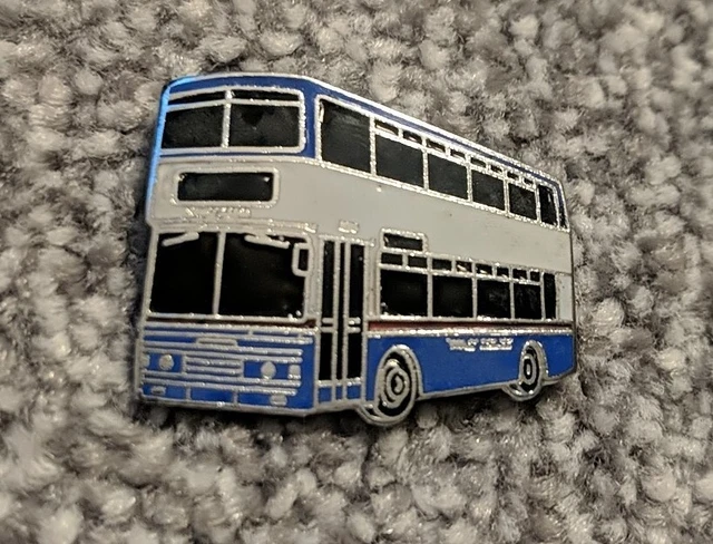 WEST MIDLANDS SCANIA Alexander Bus Transport Enamel Metal Vintage Pin ...