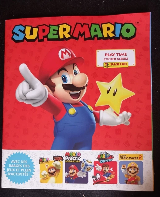 STICKERS PANINI SUPER MARIO Play Time 1 à 143 et M1 à M32 version base ...