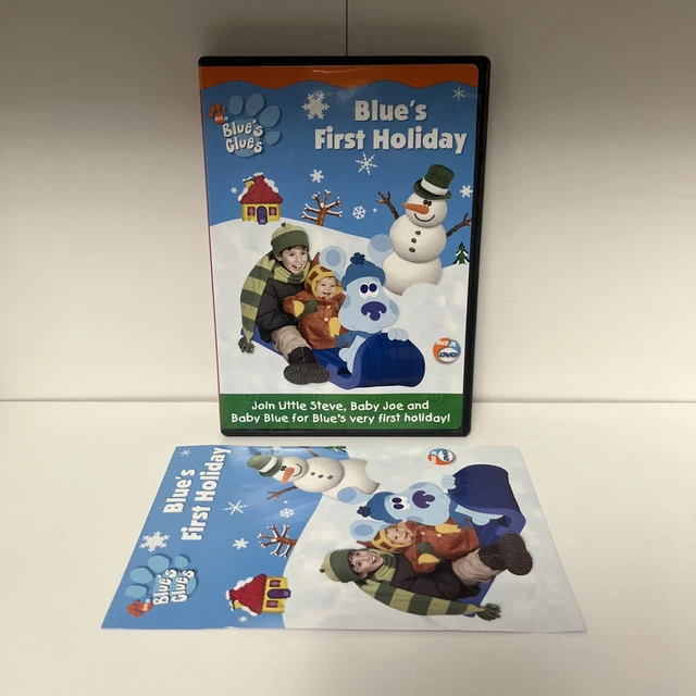 BLUE’S CLUES BLUE'S First Holiday DVD+Insert Paper Good Condition DVD ...