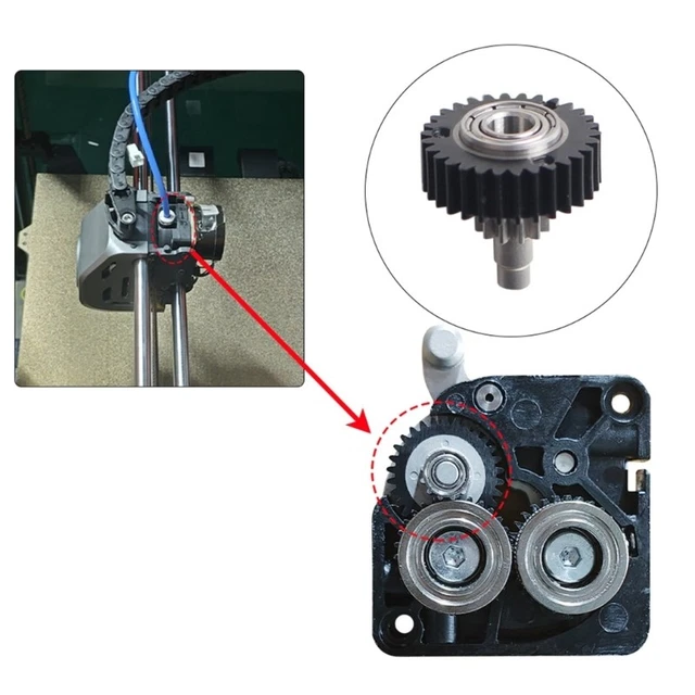 EXTRUDER GEAR ASSEMBLY For K1 K1C 3D Printer Extrusion Head Gear ...