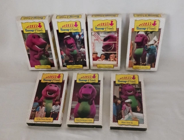 BARNEY & FRIENDS- RARE Time Life VHS Lot of 7 (VHS-1992) £38.78 ...