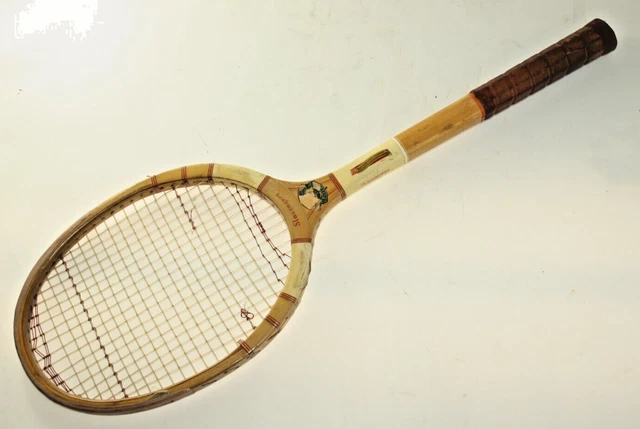 VINTAGE SLANGERS DEMON Wooden Tennis Racket in need of TLC £13.20 ...