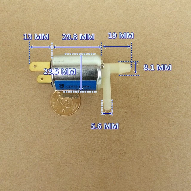DC 24V MINI Electric Solenoid Valve Normally Closed N/C for Gas Air ...