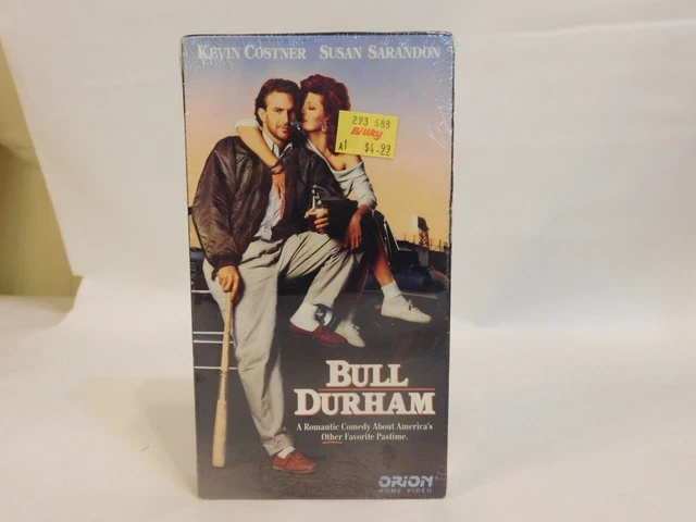 BULL DURHAM KEVIN Costner Susan Sarandon 1988,1989 VHS SEALED Orion $14 ...
