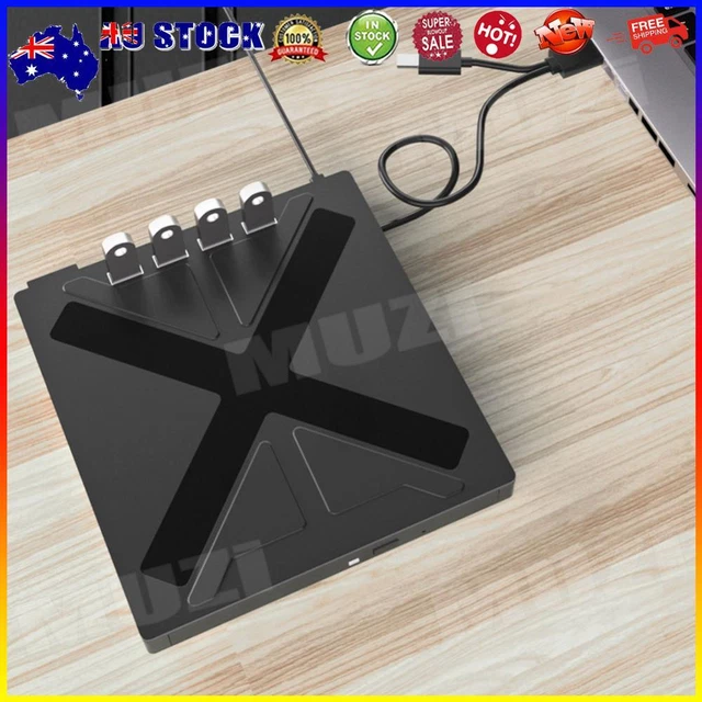 EXTERNAL CD/DVD DRIVE TF Micro SD Portable CD DVD Burner for Laptop ...