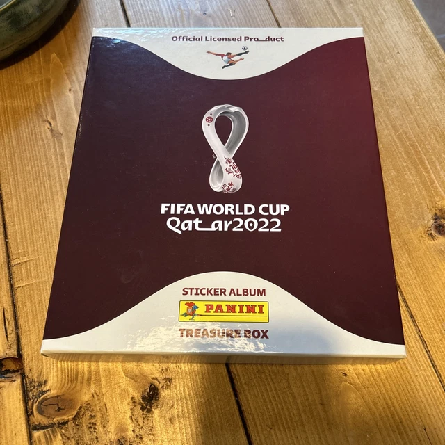 PANINI FIFA WORLD Cup Qatar 2022 Sticker Album - TREASURE BOX £40.00 - PicClick UK