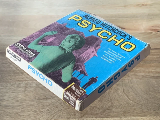 VINTAGE SUPER 8MM CINE FILM-CASTLE 1112- ALFRED HITCHCOCK'S PSYCHO - £ ...
