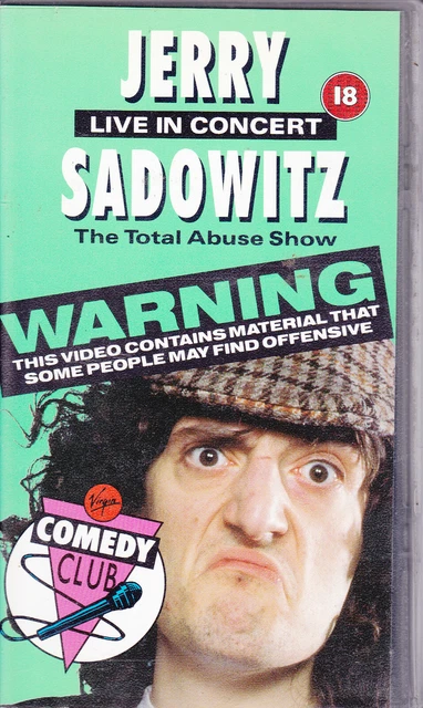 JERRY SADOWITZ - The Total Abuse Show Live In Concert VHS VIDEO - Very ...