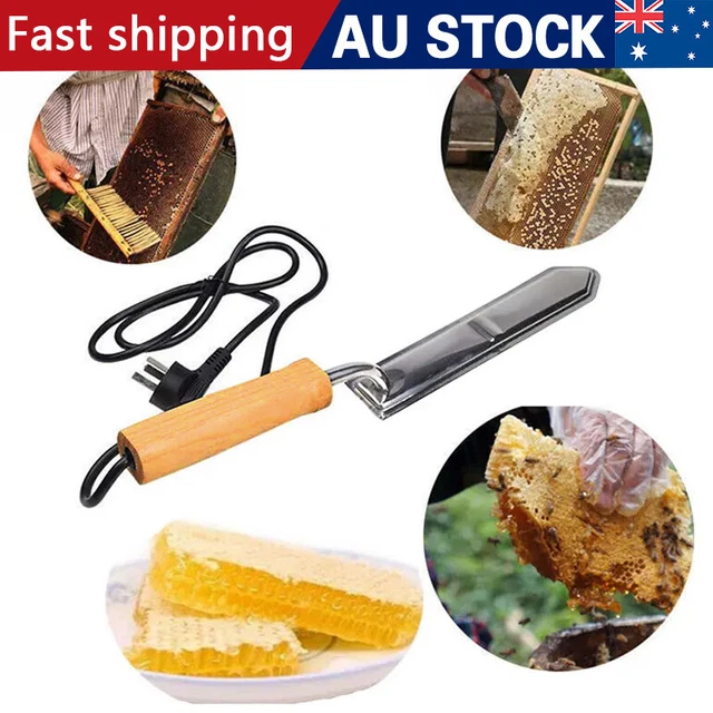 ELECTRIC SCRAPING HONEY Extractor Uncapping Hot Knife Beekeeping Cutter ...