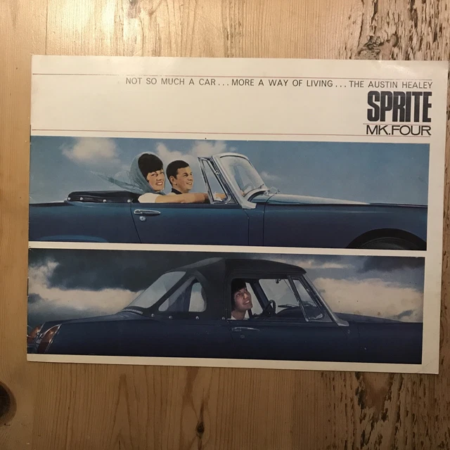AUSTIN HEALEY SPRITE MARK FOUR Car Sales Brochure c1968 £14.50 ...