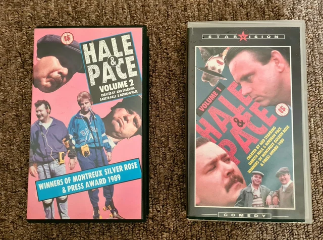 RETRO COMEDY VHS Video Tape Bundle .... HALE & PACE Volume 1 and Volume 2 £2.79 - PicClick UK