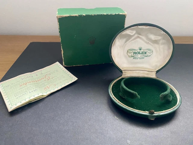 VINTAGE ROLEX WATCH Box with Guarantee & Outer Box 1960s - Piccadilly ...