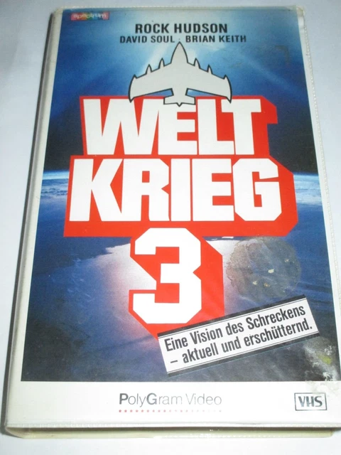 POLYGRAM VIDEO - Weltkrieg 3 - VHS/Drama/Rock Hudson/David Soul/Brian ...