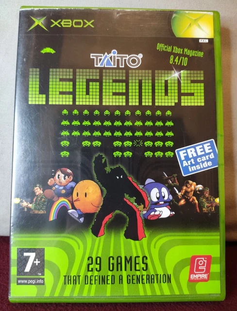 TAITO LEGENDS ORIGINAL Xbox - Complete With Manual & Tested - PAL £12. ...