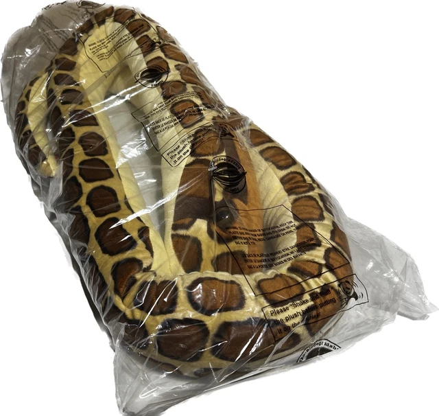 WILD REPUBLIC BURMESE Python Snake Huge Jumbo Plush Stuffed Animal Toy ...