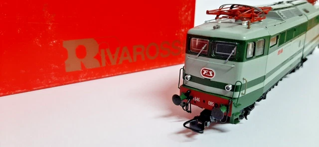 RIVAROSSI FS E646.085 H0 FS Locomotiva elettrica "Navetta" Art.1417 EUR 175,00 - PicClick IT