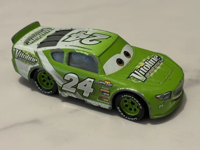DISNEY PIXAR CARS Diecast 1:55 Racer 24 Vitoline Brick Yardley £5.40 ...