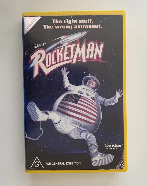 ROCKETMAN [VHS] DISNEY Home Video Big Box Ex-Rental Tape Harland ...
