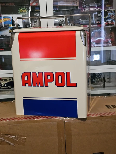 AMPOL PETROL ESKY Perfect To Place Near Your Vintage Car At A Show $155 ...