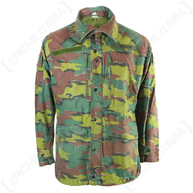 ORIGINAL BELGIAN ARMY M90 Jigsaw Camo Field Jacket - Camouflage ...