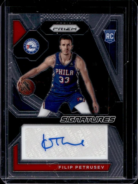 2023-24 PANINI PRIZM Filip Petrusev RC recrue signatures voiture #RSI ...