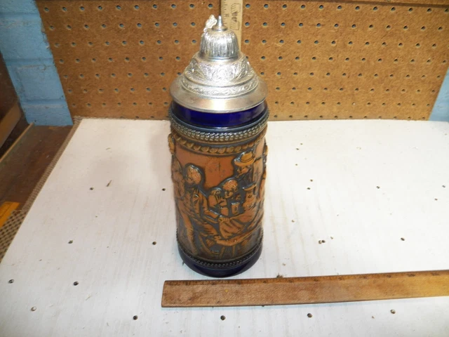 VINTAGE GERZ 1862 German Lidded Beer Stein - Made in Germany $30.23 ...