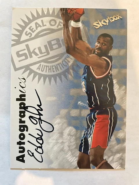 1997-98 SKYBOX PREMIUM autographe certifié autographe Eddie Johnson EUR ...