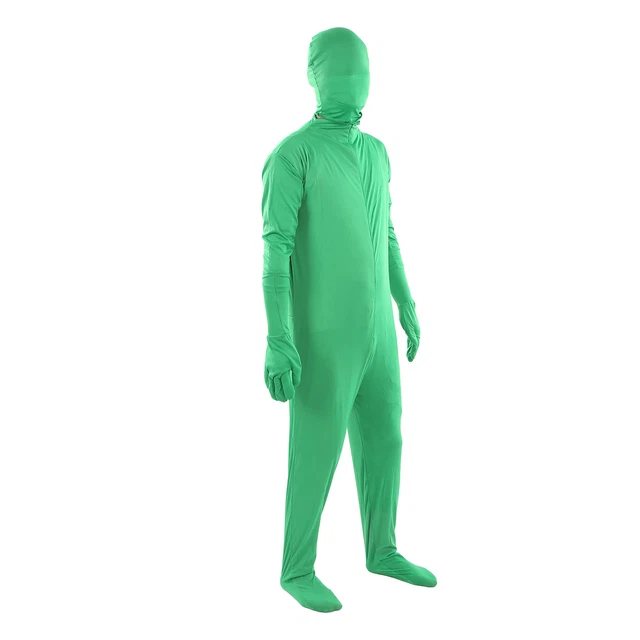 NEW PHOTOGRAPHY GREEN Screen Suit Movie Video Invisible Effect Body ...