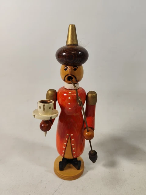 RÄUCHERMANN RÄUCHERTÜRKE KERZENHALTER Türke Osmane Sultan Erzgebirge ...