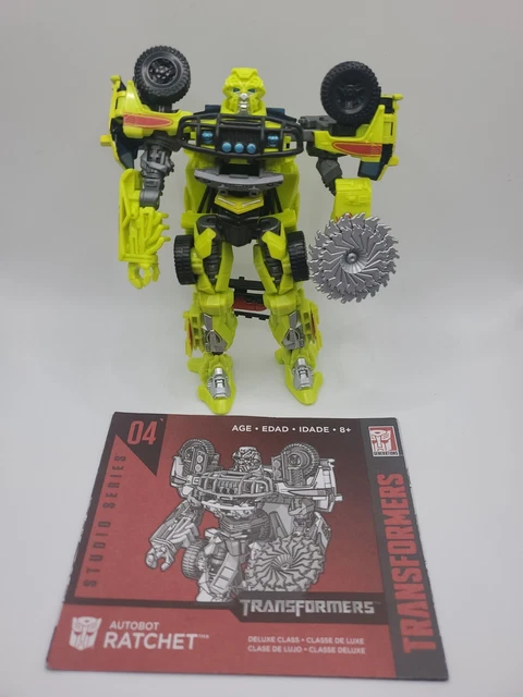 HASBRO TRANSFORMERS STUDIO Series Deluxe Class 04 Autobot Ratchet ...