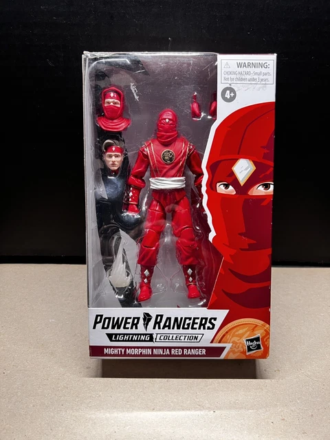 HASBRO POWER RANGERS Lightning Collection Mighty Morphin Ninja Red ...