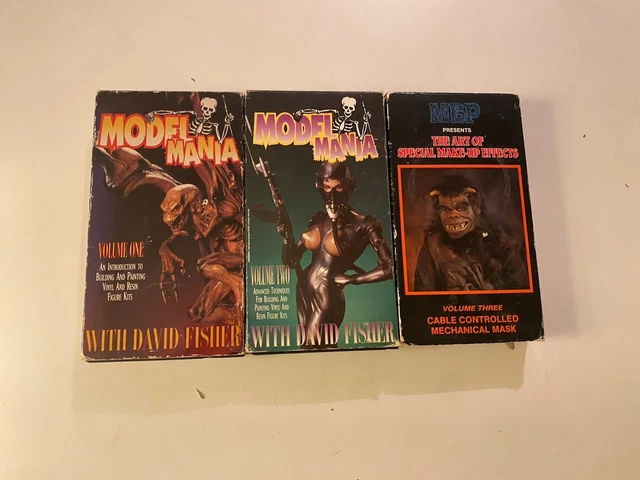RARE MODEL MANIA 1,2,3 VHS Tapes £52.72 - PicClick UK