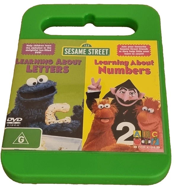SESAME STREET LEARNING About Letters / Learning About Numbers DVD ...