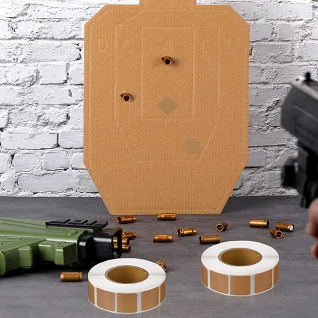 ACTION TARGET BROWN Square Repair Shooting Range Target Paster I7A0 £5. ...