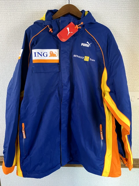 PUMA ING RENAULT Formula/F1 Team Issue Pit Crew Waterproof Jacket Xl £ ...