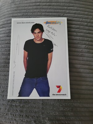 HOME AND AWAY Danny Raco as Alex poulos Signed Cast Card Autograph EUR ...