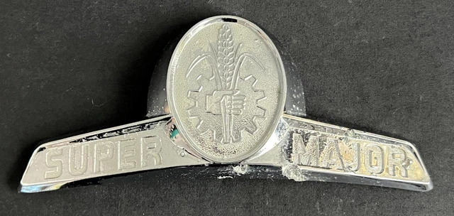FORDSON SUPER MAJOR Tractor Farming Agricultural Bonnet Badge Emblem ...