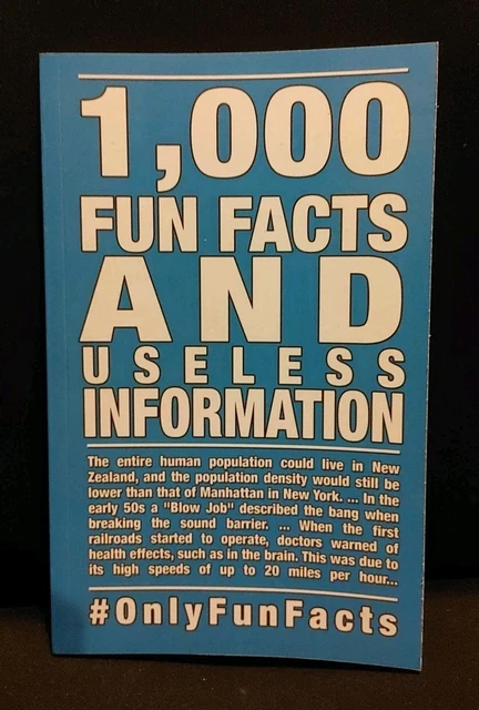 1,000 FUN FACTS AND USELESS INFORMATION: #ONLYFUNFACTS By Robby Thiele ...