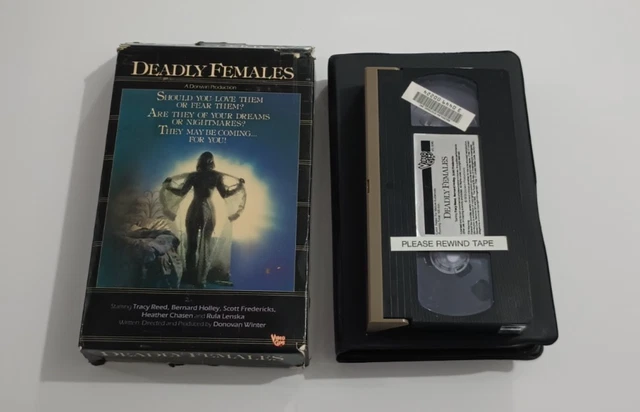 DEADLY FEMALES [VHS 1985] FORMER RENTAL Big Box £37.86 - PicClick UK